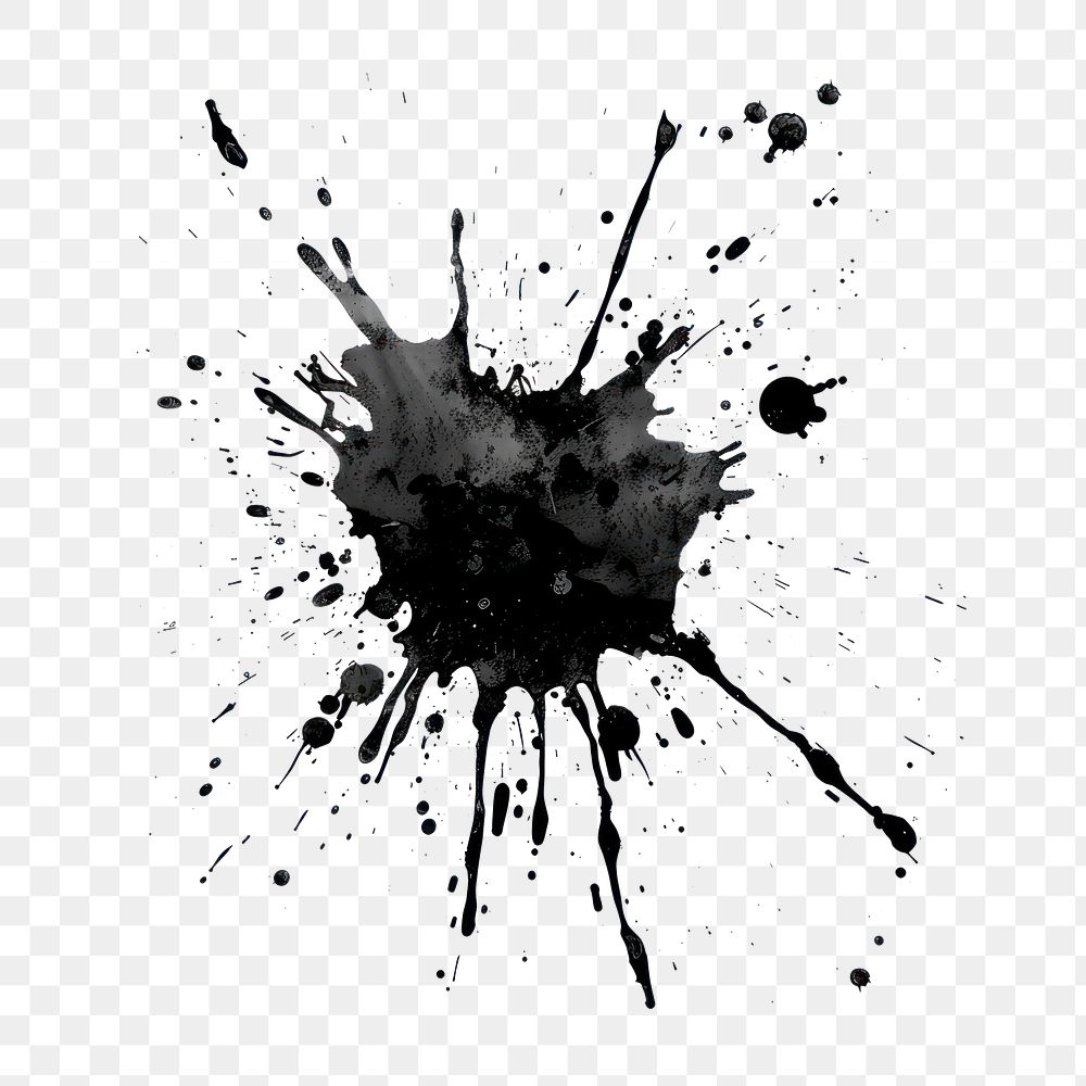 PNG Simple real ink splatter | Free PNG - rawpixel