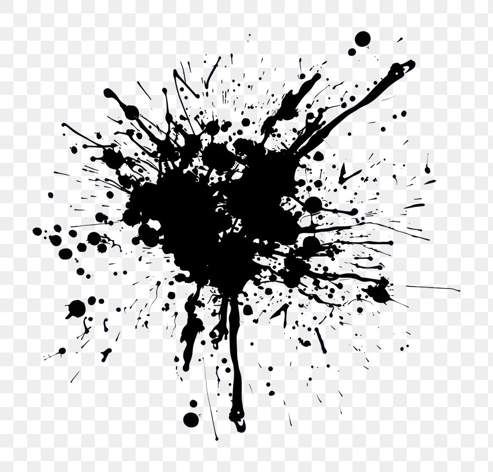 PNG Simple real ink splatter | Free PNG - rawpixel