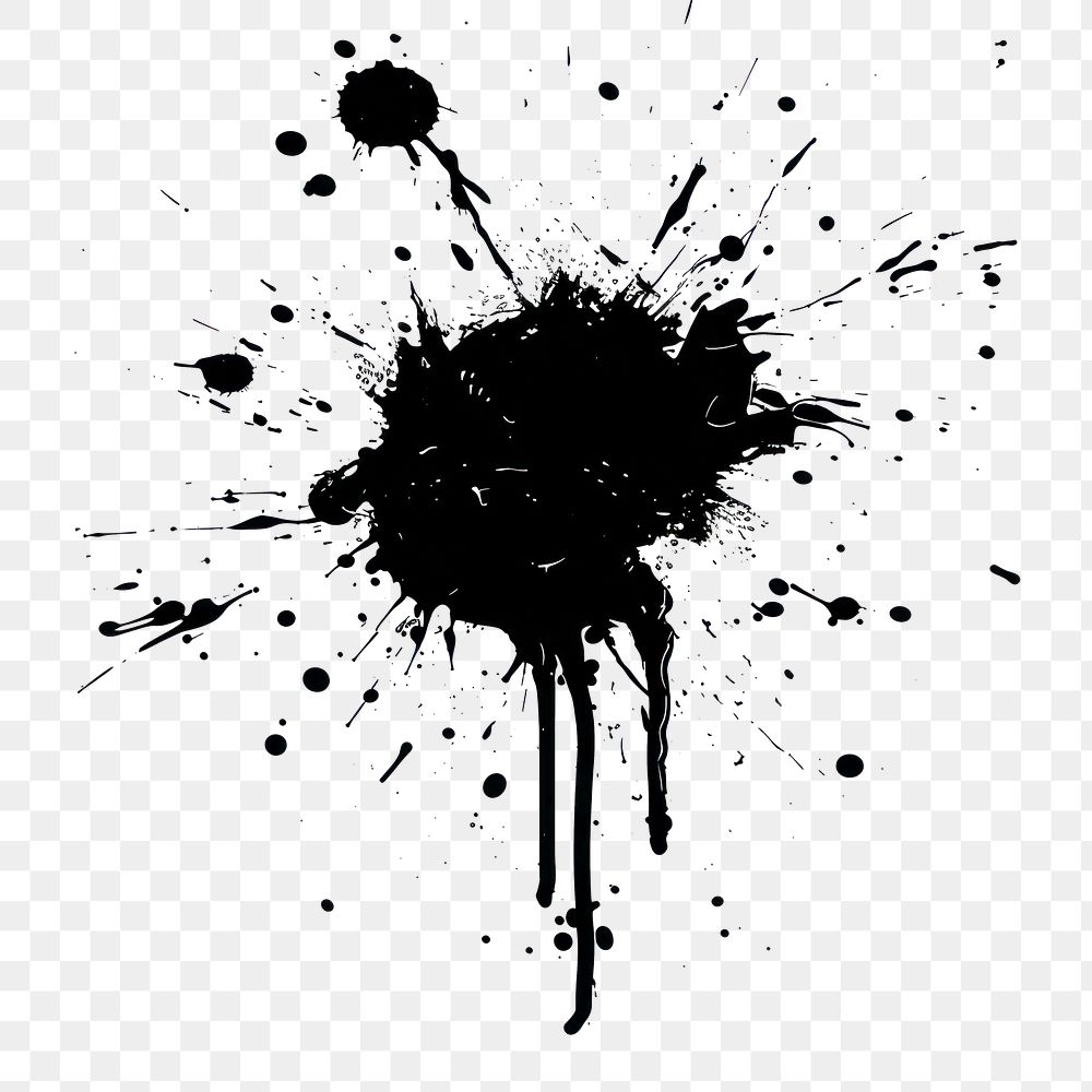 PNG Simple real ink splatter | Free PNG - rawpixel