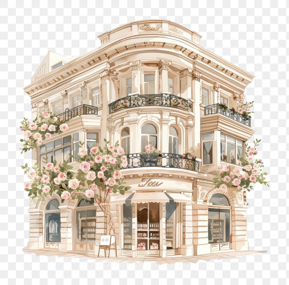 PNG Classic department store architecture | Free PNG - rawpixel