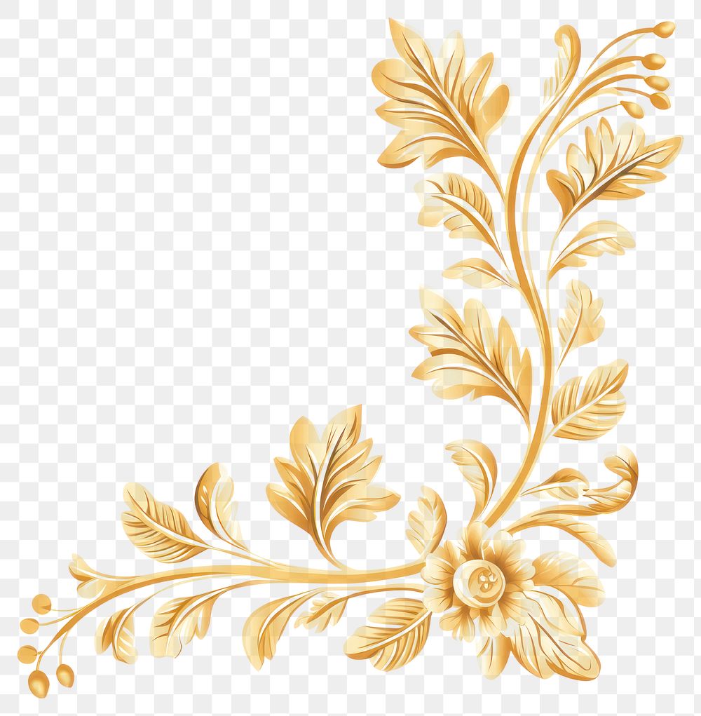 PNG Gold decorative Greek oak | Free PNG - rawpixel