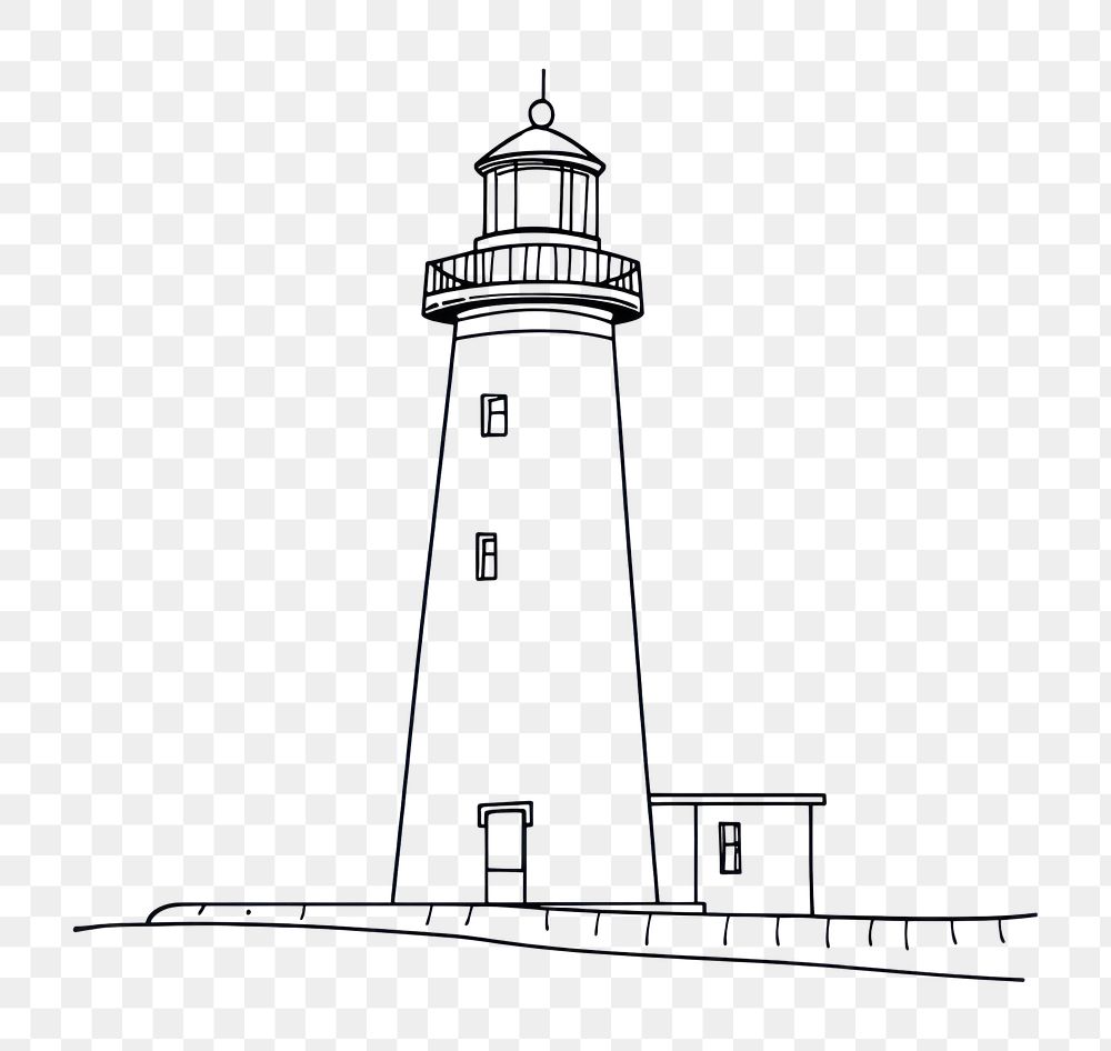 PNG Lighthouse architecture drawing beacon | Free PNG - rawpixel