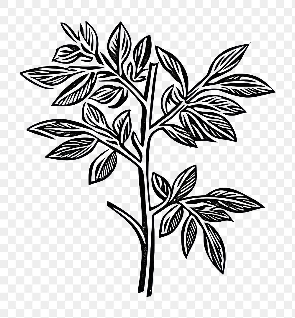 PNG Bay laurel tree art | Free PNG - rawpixel