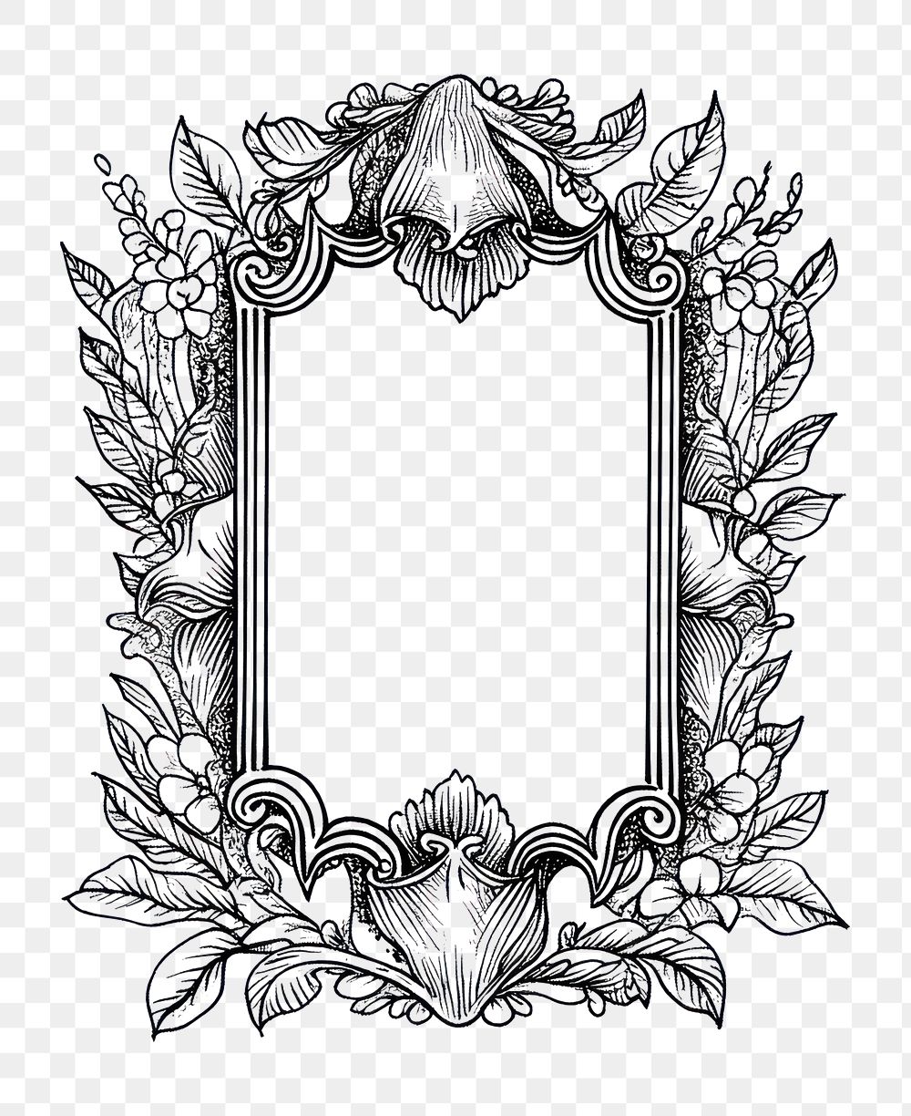 PNG Rectangle shape Frame black | Free PNG - rawpixel