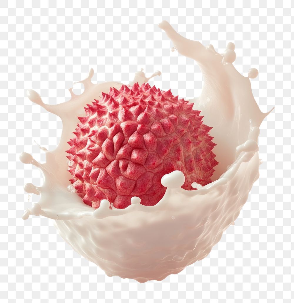 PNG Milk lychee splash fruit. | Free PNG - rawpixel