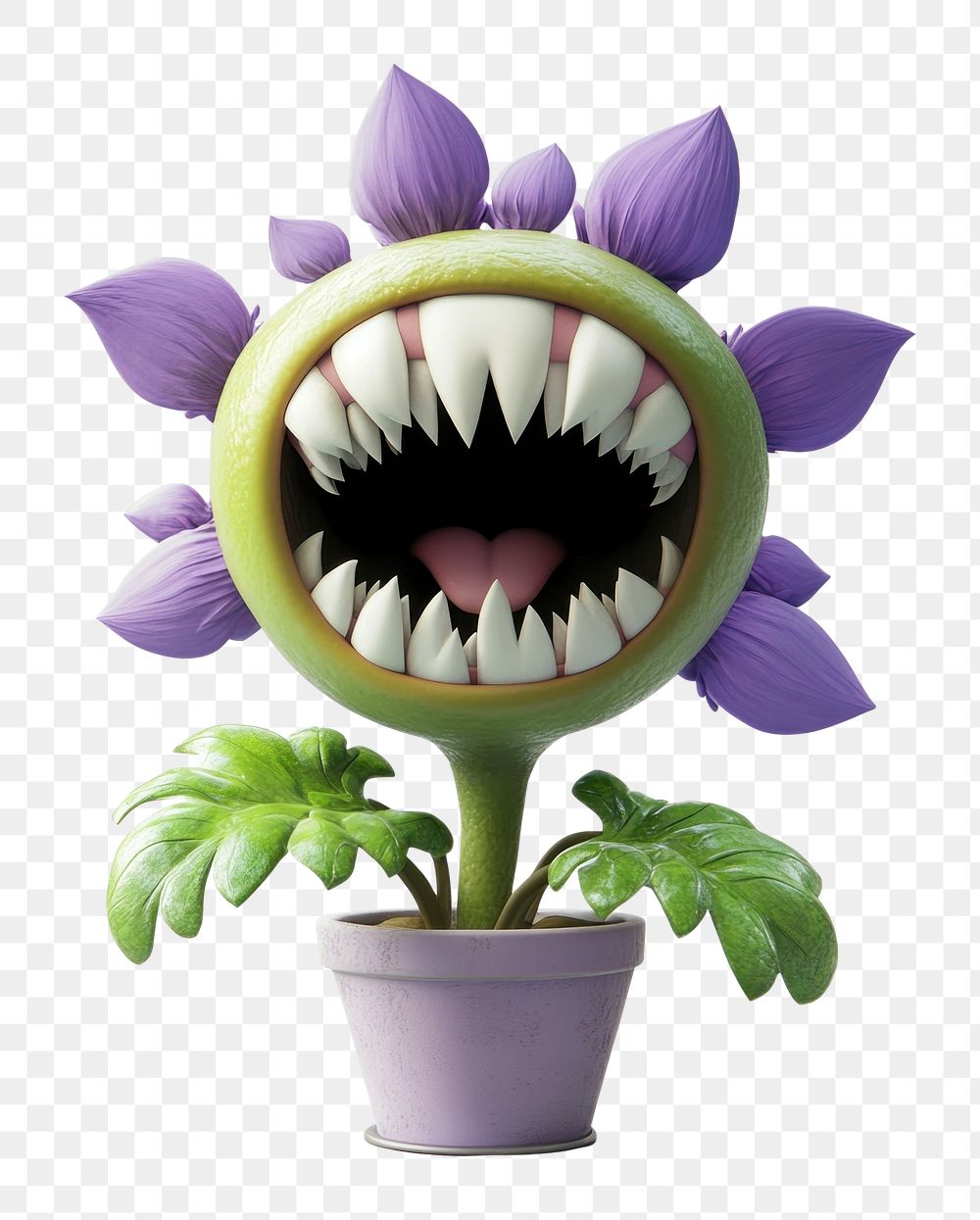 PNG Man-eating plant purple petals | Free PNG - rawpixel