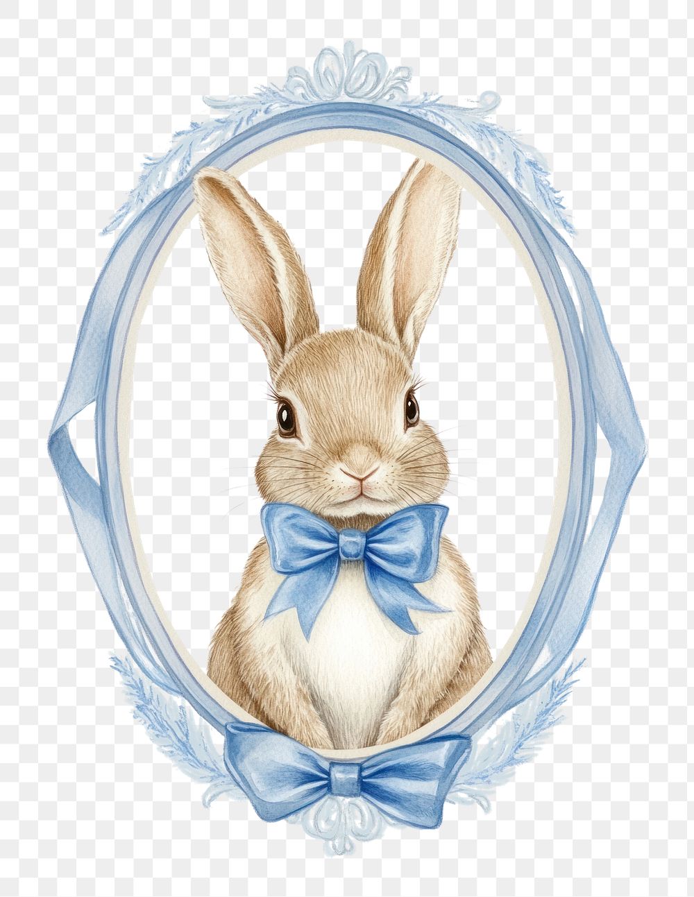 PNG Bunny animal rabbit ribbon | Free PNG - rawpixel