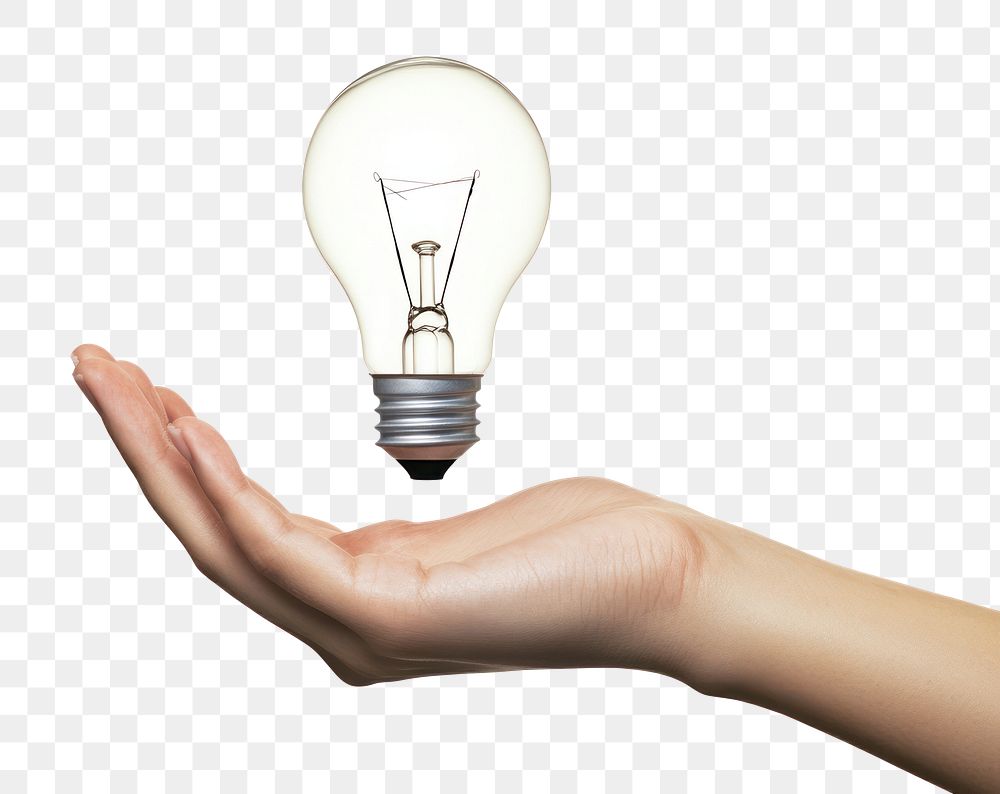 PNG Hand holding lightbulb inspiration | Free PNG - rawpixel