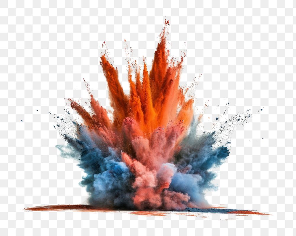 PNG Full color powder explosion | Free PNG - rawpixel
