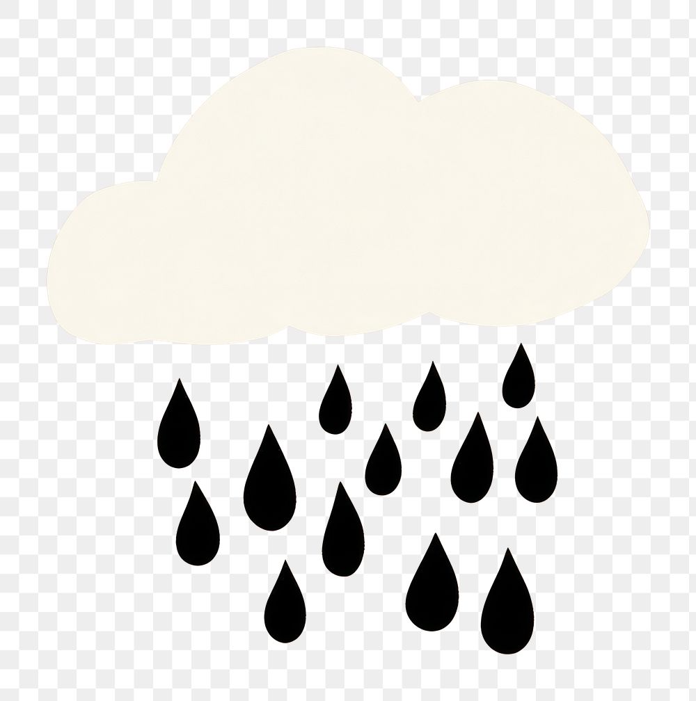PNG Gray cloud raindrops illustration | Free PNG - rawpixel