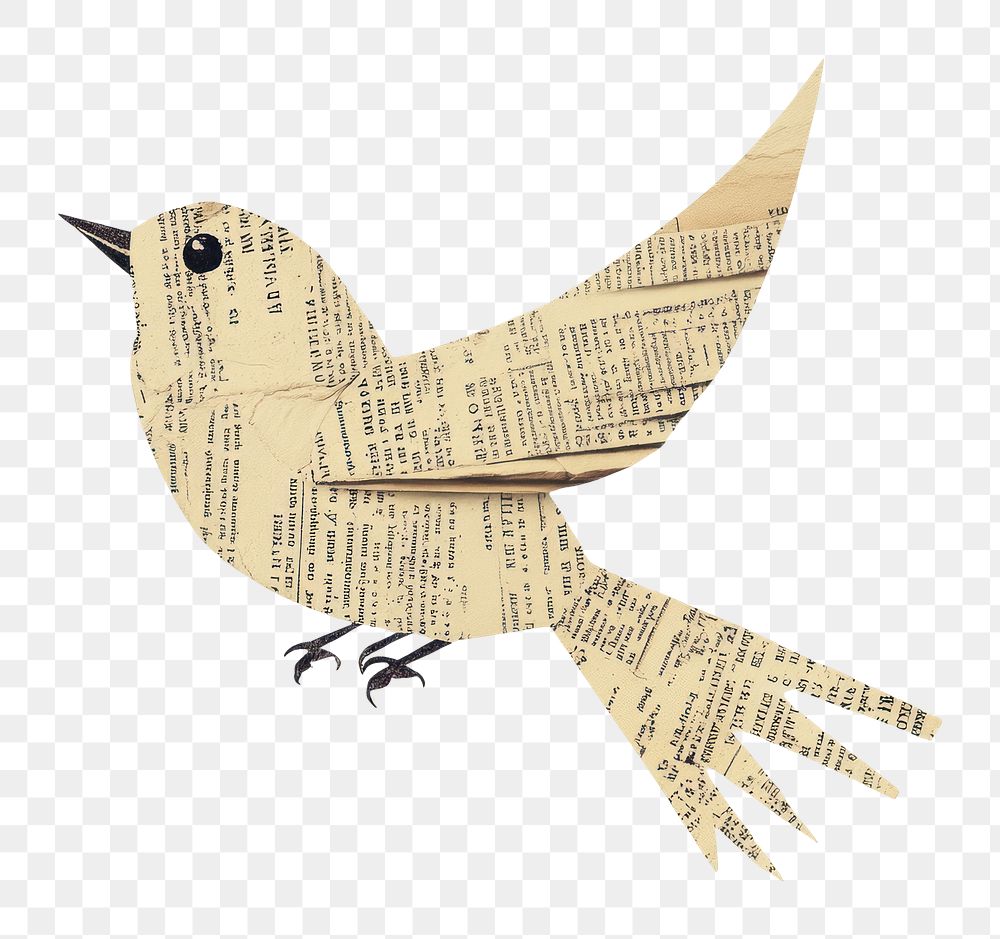 PNG Ephemera paper bird art | Free PNG - rawpixel