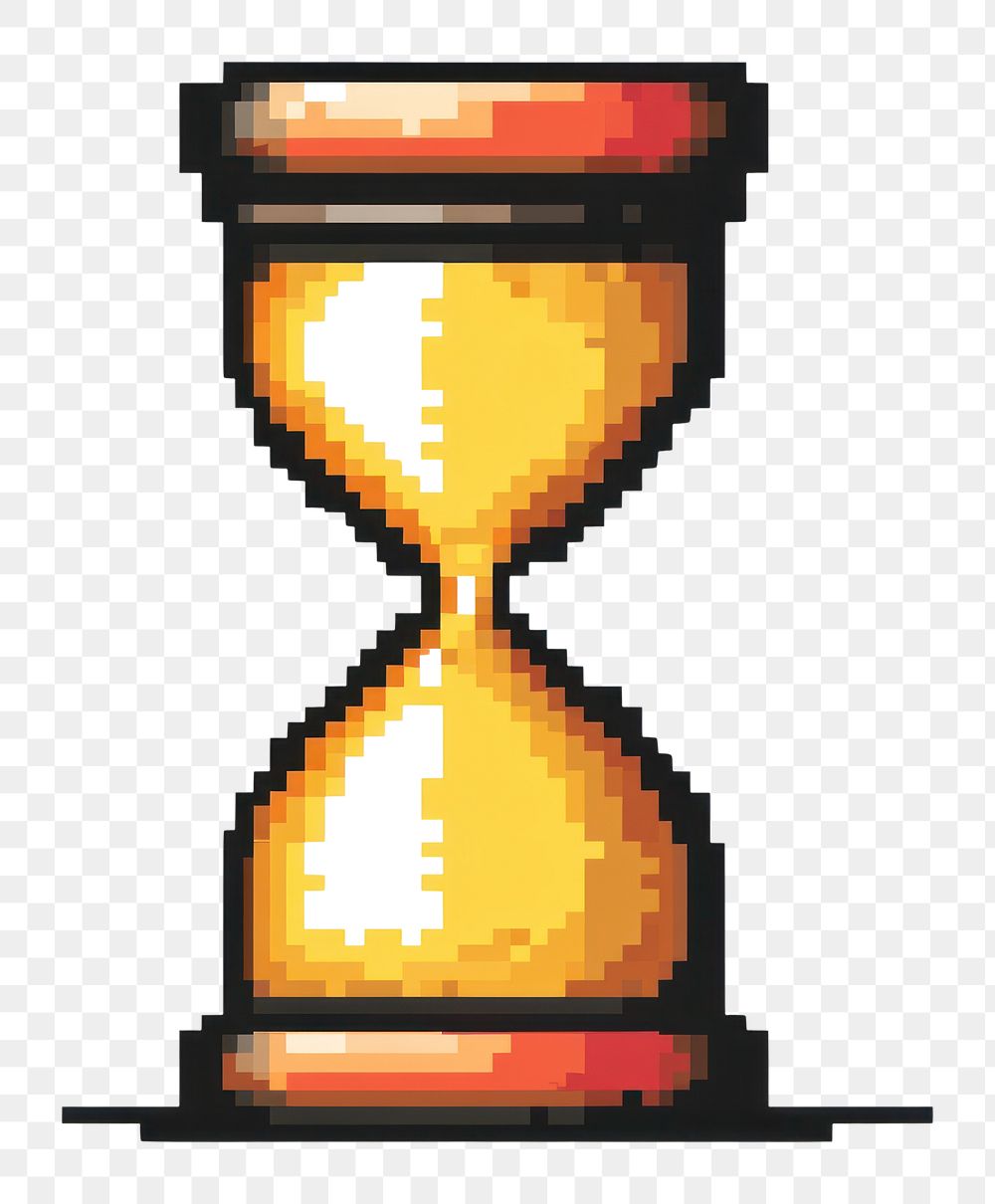 PNG Loading icon hourglass pixel | Free PNG - rawpixel