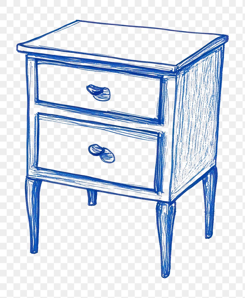 PNG Outline Nightstand drawing nightstand | Free PNG - rawpixel