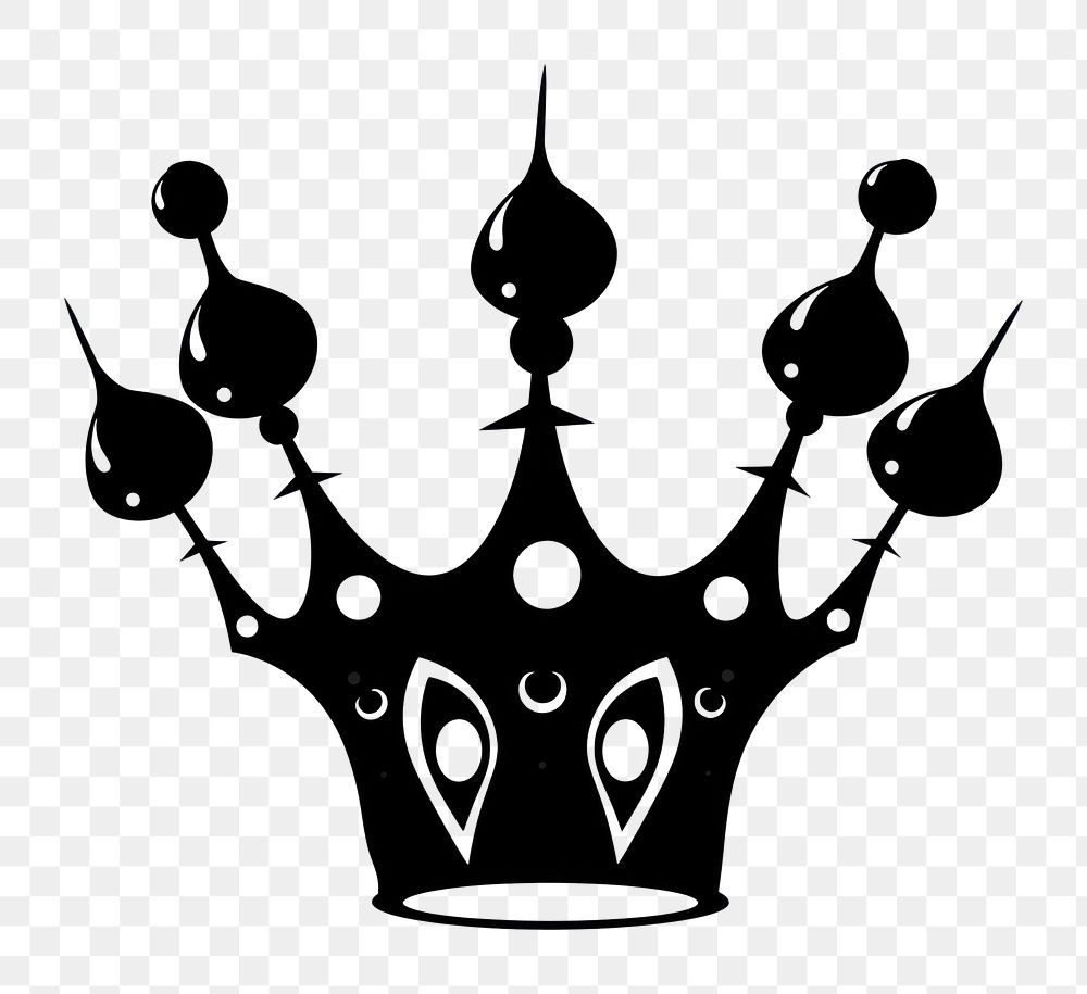 PNG Jester Crown crown silhouette | Free PNG - rawpixel