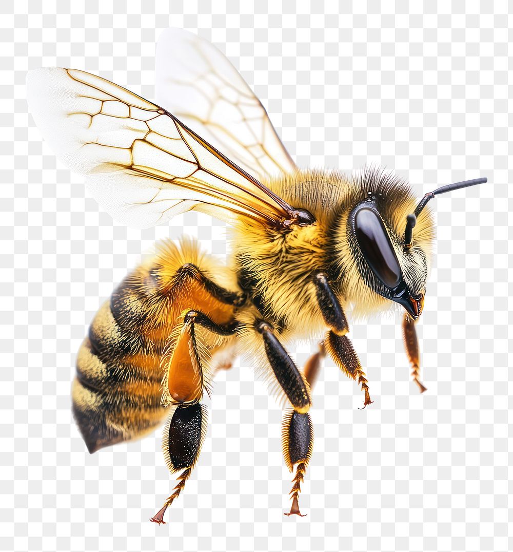 PNG Stunning pollinator bee is | Free PNG - rawpixel