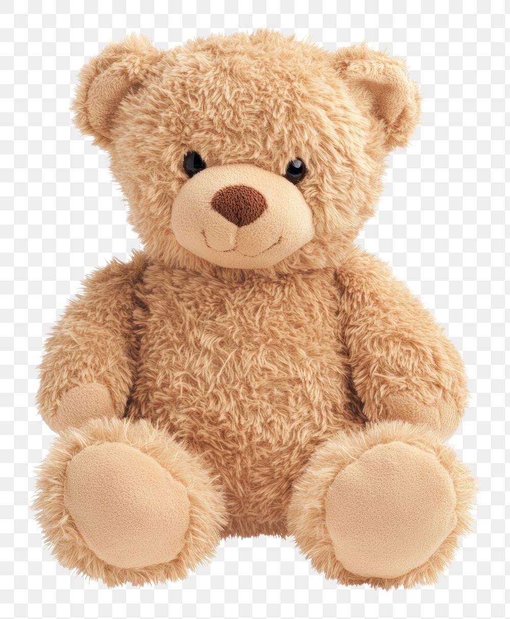 PNG Light brown fluffy teddy | Free PNG - rawpixel
