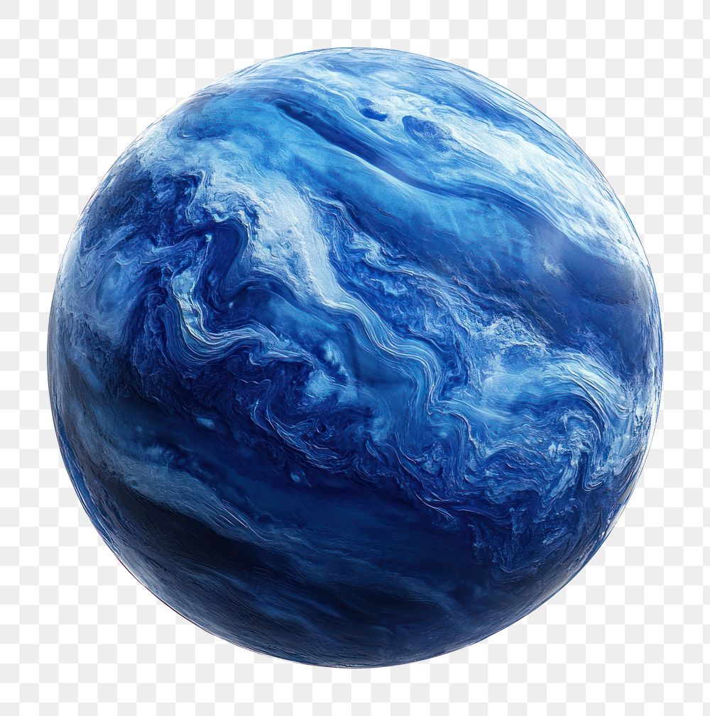 PNG Neptune swirling planet blue | Free PNG - rawpixel