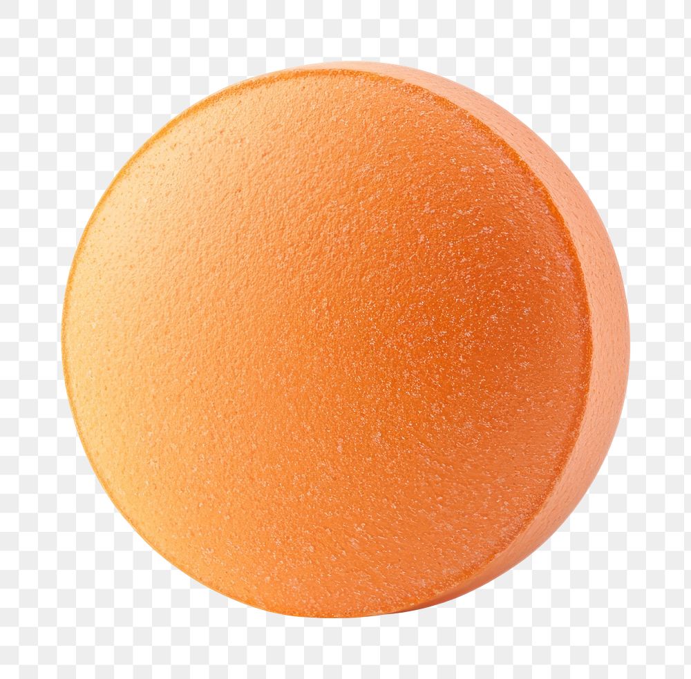 PNG An orange round pill | Free PNG - rawpixel