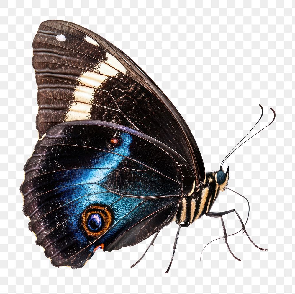 PNG Blue Triangle butterfly invertebrate | Free PNG - rawpixel