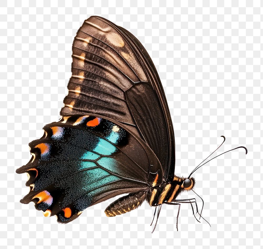 PNG Blue Triangle butterfly invertebrate | Free PNG - rawpixel