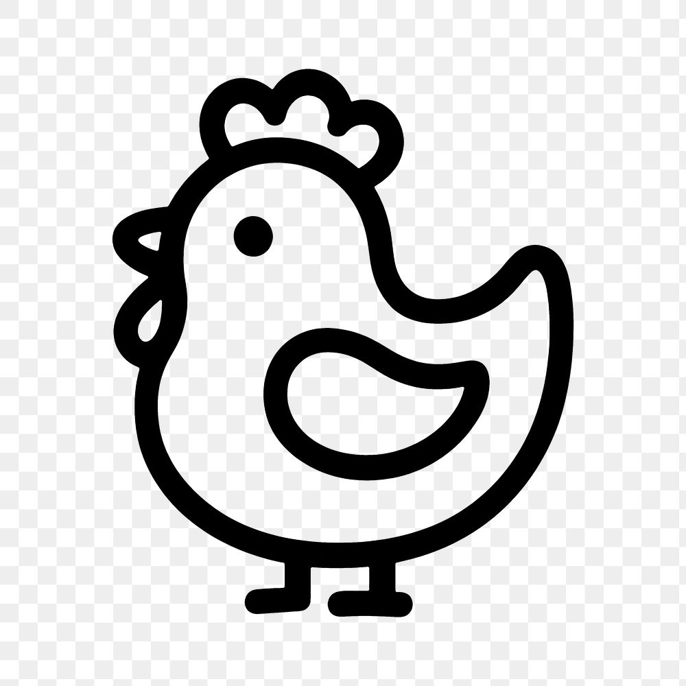 Chicken Outline Isolated Images | Free Photos, PNG Stickers, Wallpapers ...