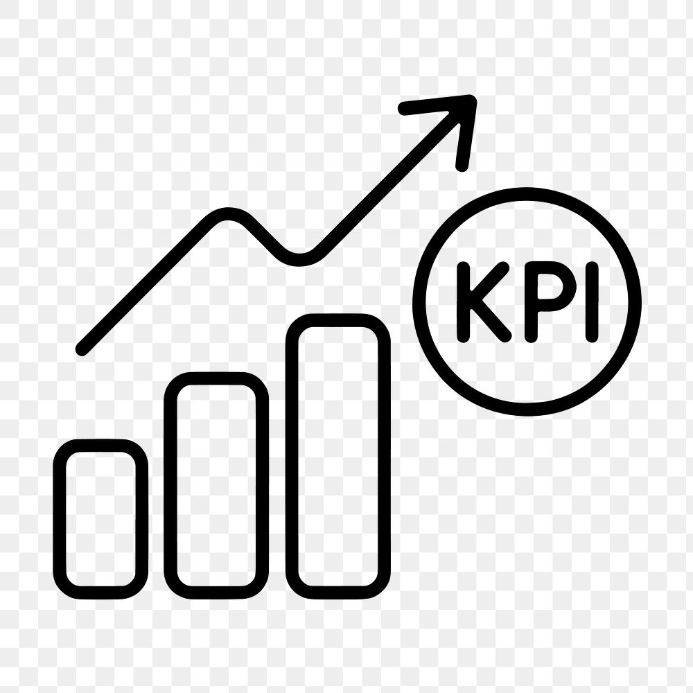 PNG KPI growth chart illustration | Free PNG - rawpixel
