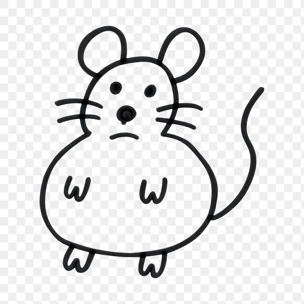 Mouse Black Cartoon PNG Images | Free Photos, PNG Stickers, Wallpapers ...
