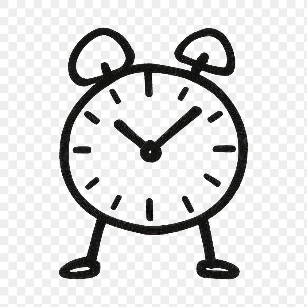 Hand-drawn Alarm Clock Illustration Style Images | Free Photos, PNG ...
