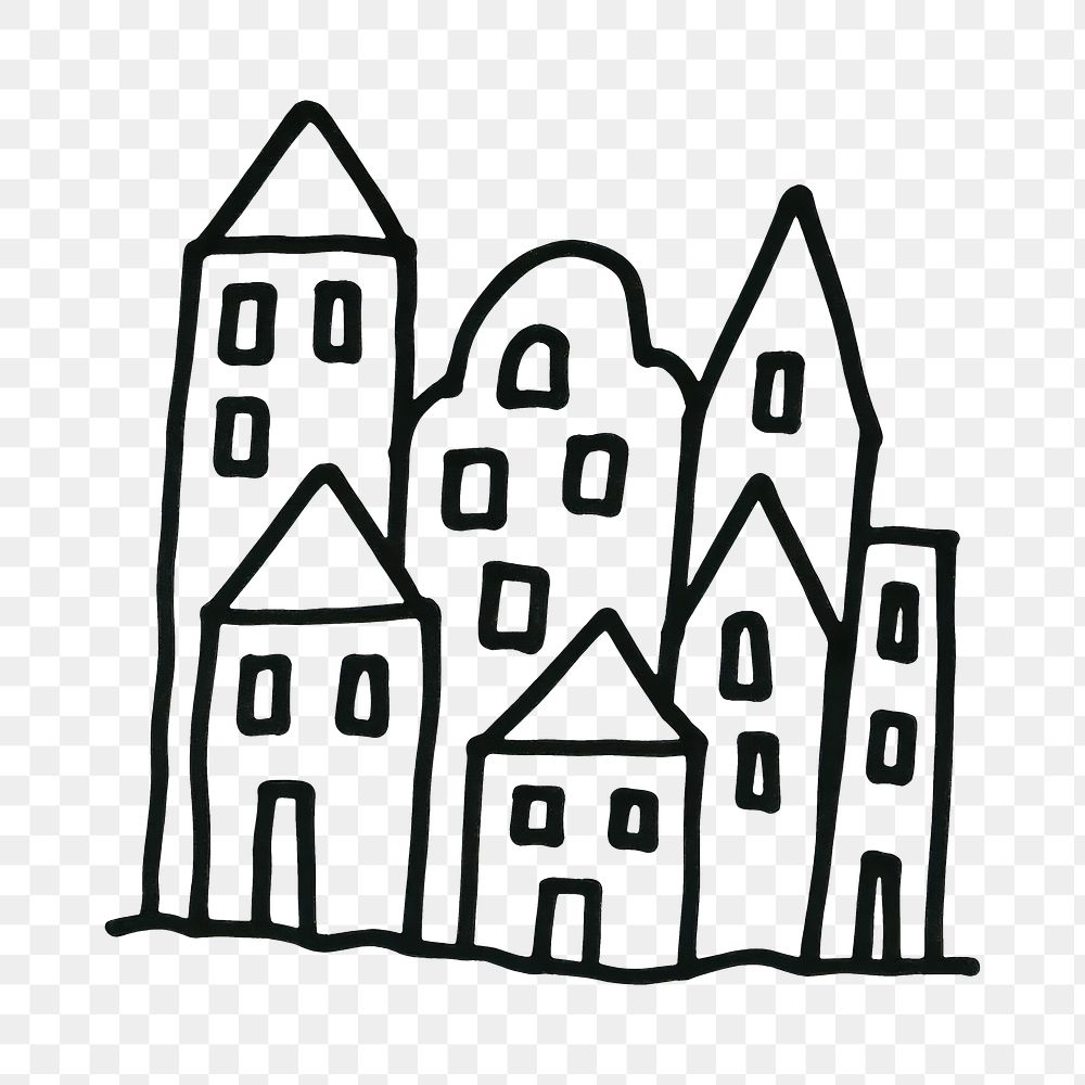 Architecture Sketching Building PNG Images | Free Photos, PNG Stickers ...