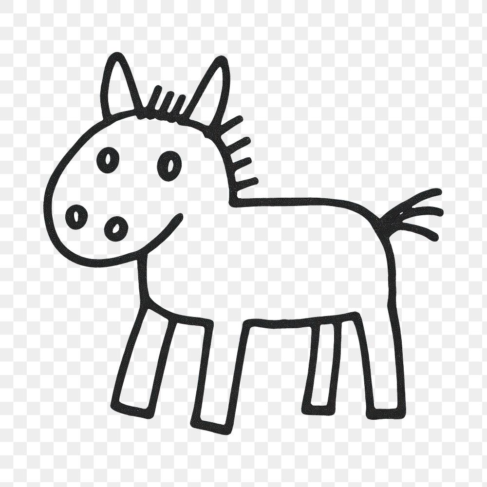 Donkey Drawing PNG Art Images | Free Photos, PNG Stickers, Wallpapers ...