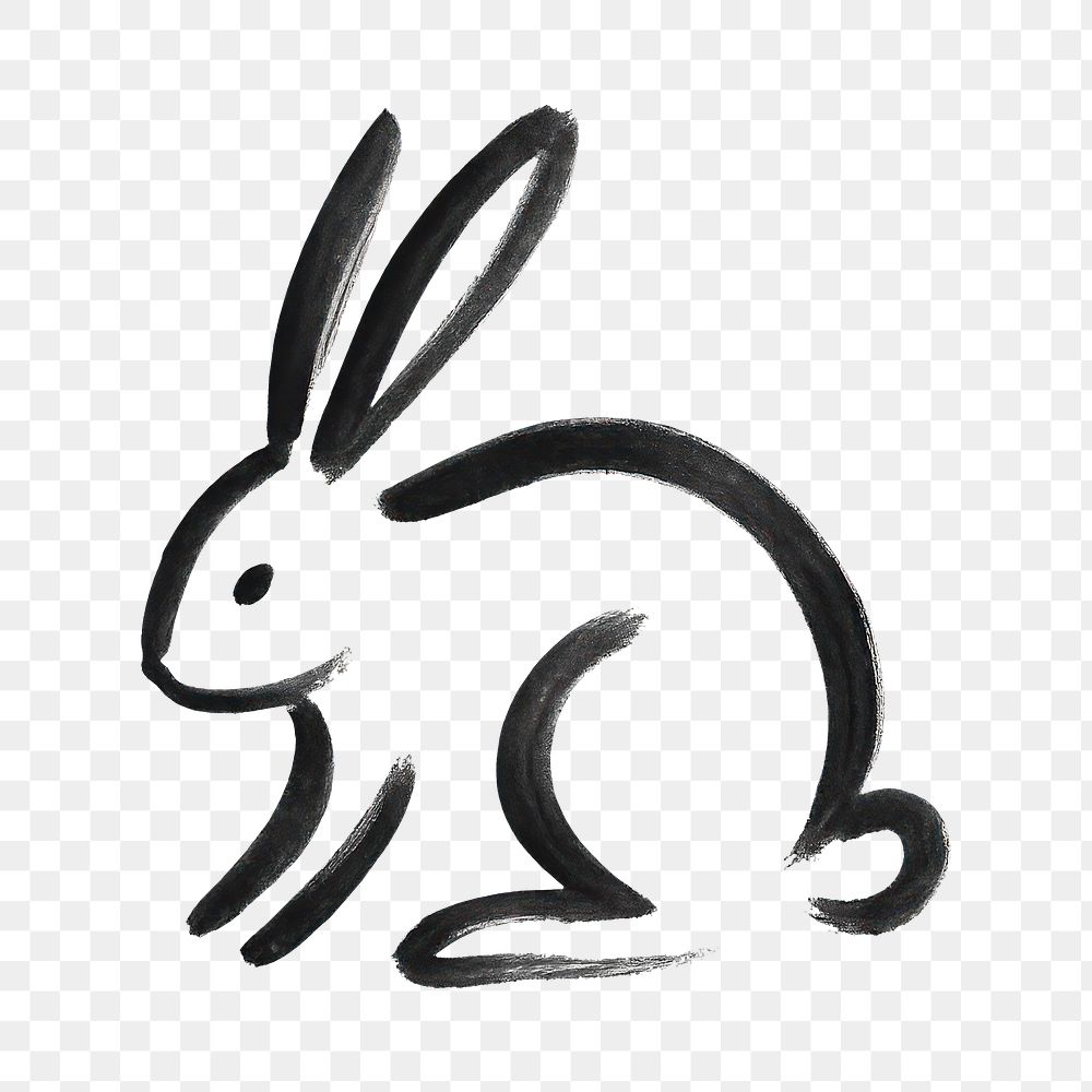 Bunny+sketch+art PNG Images | Free Photos, PNG Stickers, Wallpapers ...