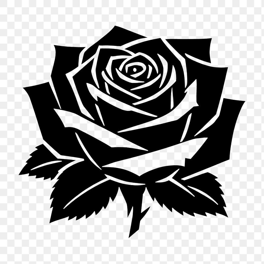 Solid Rose PNG Illustration Design Cartoon Images | Free Photos, PNG ...