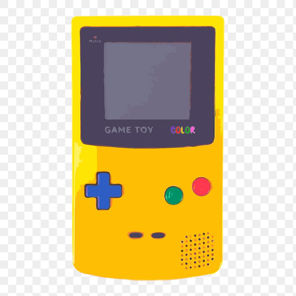 Handheld game png console sticker, | Free PNG - rawpixel
