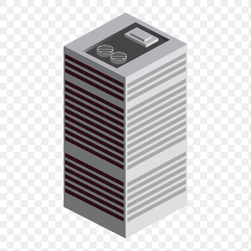 Office building png sticker, 3D | Free PNG - rawpixel