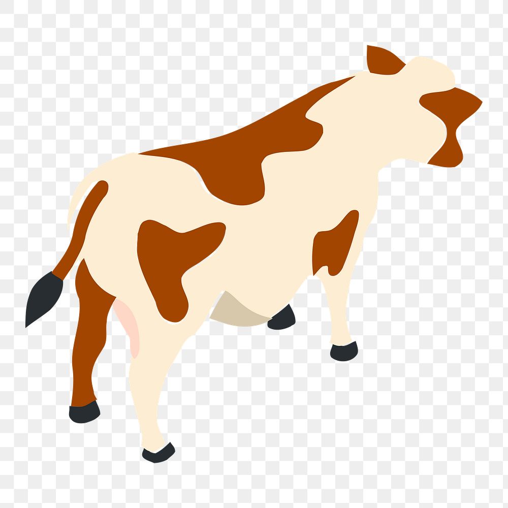 Cow png sticker, farm animal | Free PNG - rawpixel