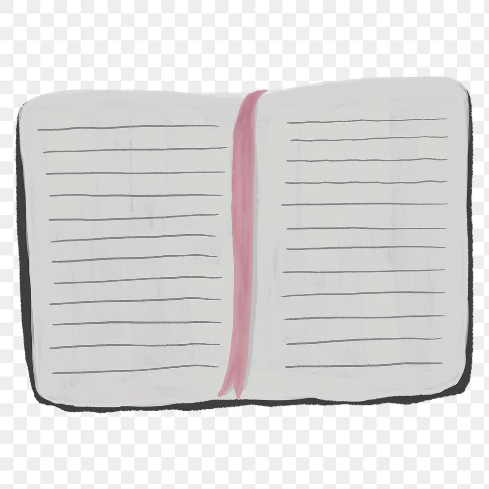 Cute journal notebook png sticker, | Premium PNG - rawpixel