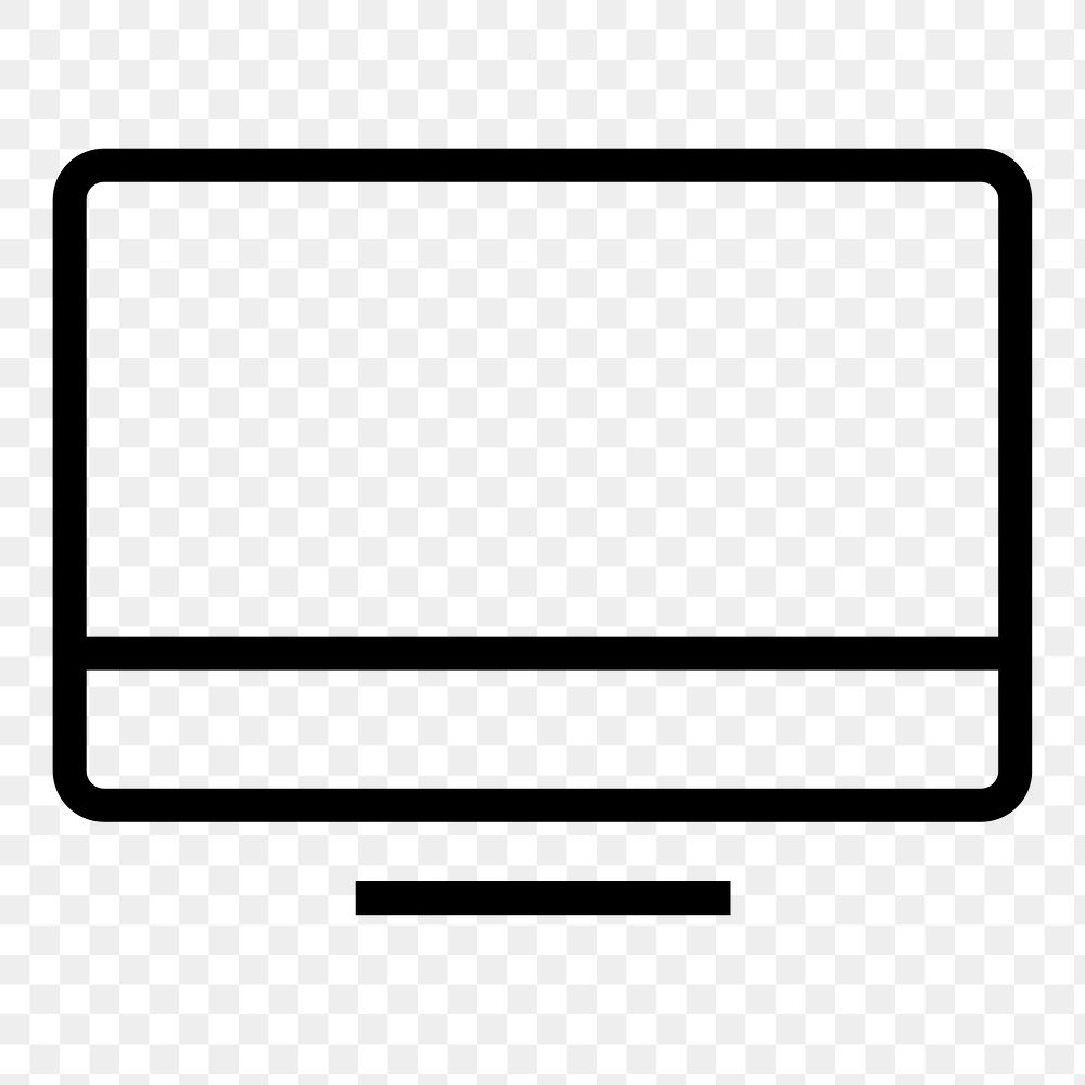 Computer screen line png icon | Premium Icons - rawpixel