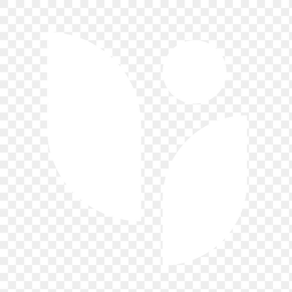 PNG white abstract logo element, | Premium PNG - rawpixel