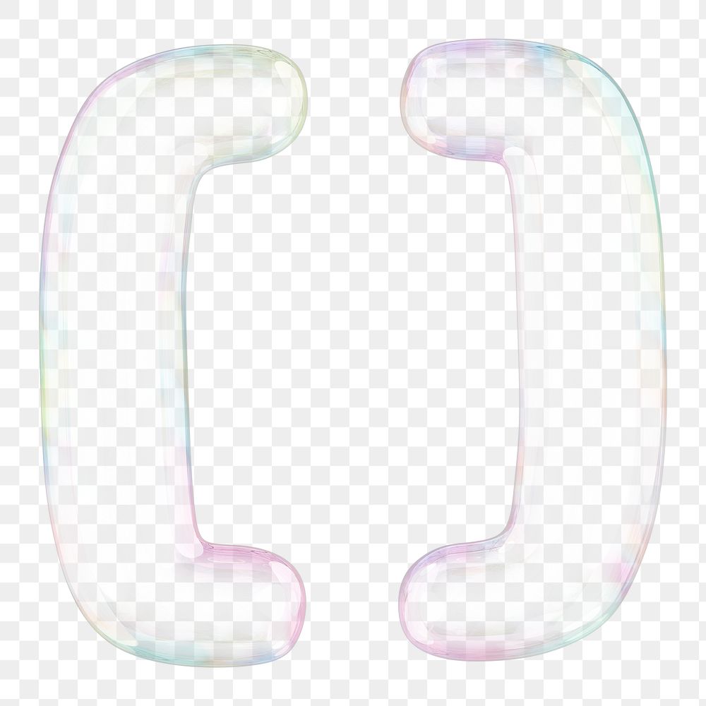 Square bracket symbol png sticker, | Premium PNG - rawpixel