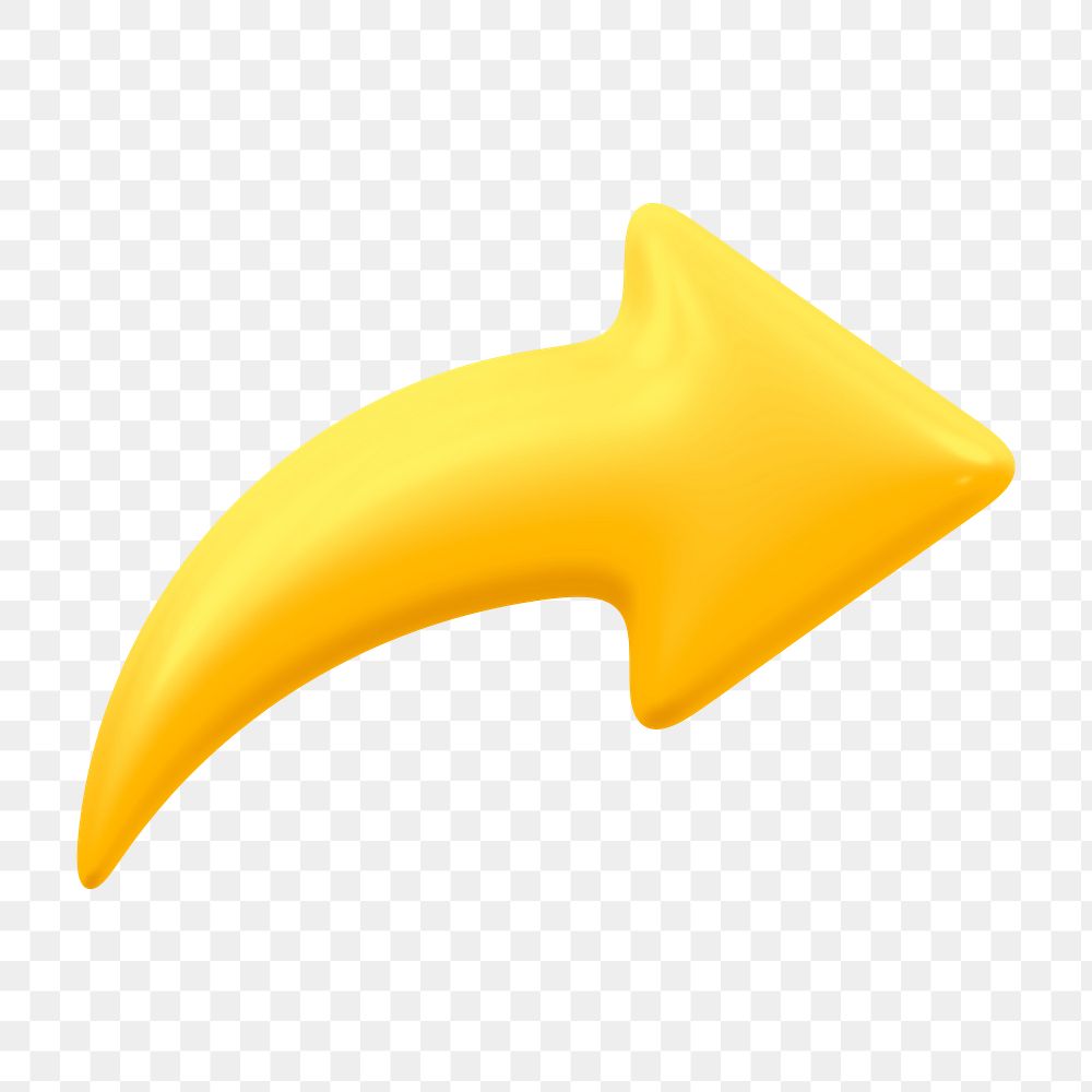 Yellow arrow png icon sticker, | Premium Icons - rawpixel