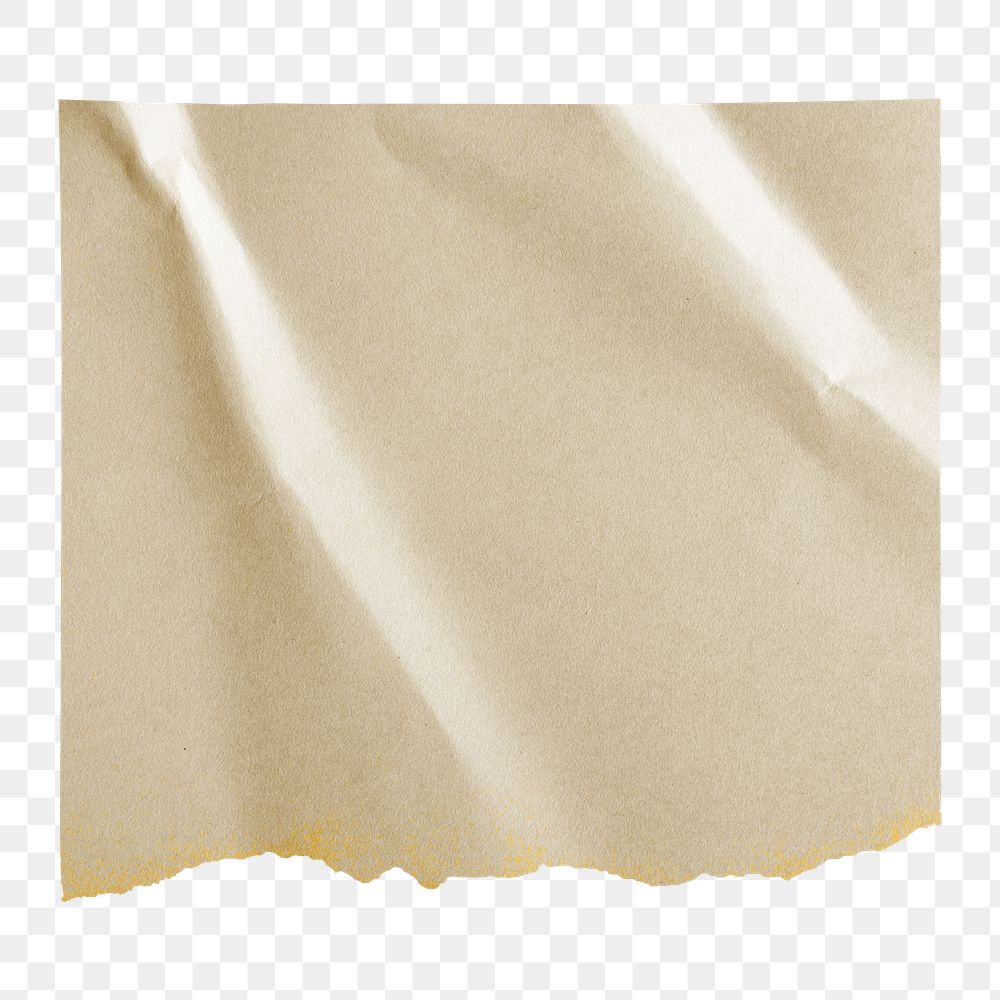 Beige ripped paper png sticker, | Premium PNG - rawpixel