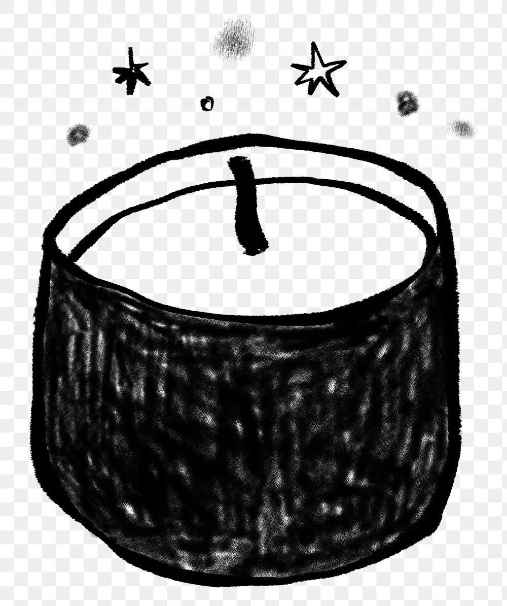 Scented candle png sticker, aromatherapy | Premium PNG Illustration ...