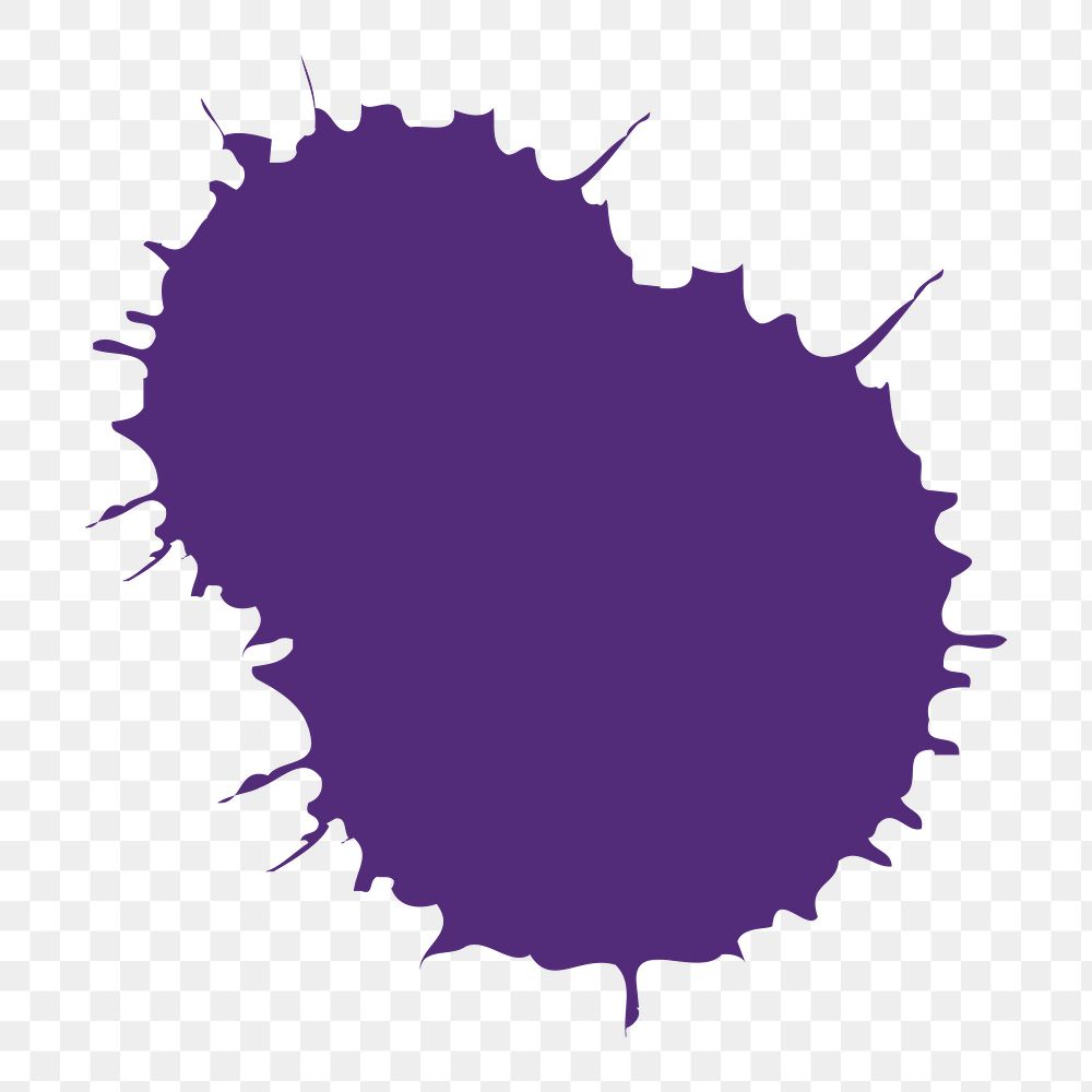 Purple splash png sticker, transparent | Free PNG - rawpixel