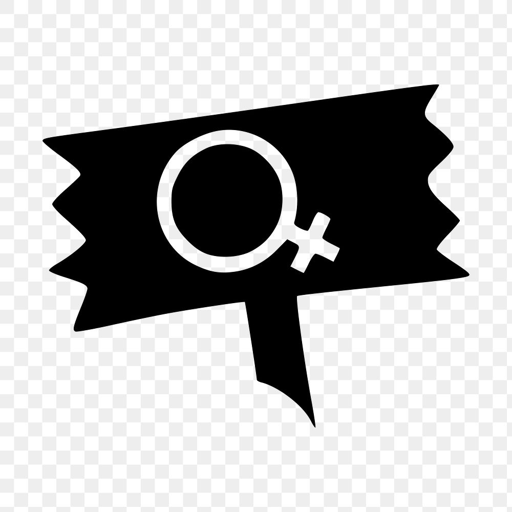 Silhouette female symbol png clipart | Free PNG - rawpixel