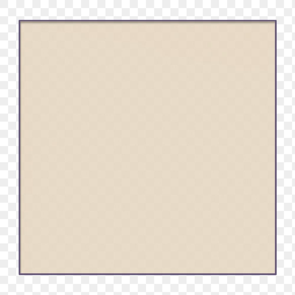 Beige frame png, transparent background | Premium PNG - rawpixel