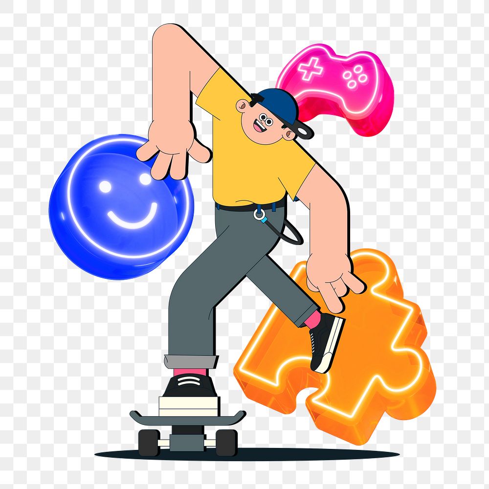 Man video gaming png, transparent | Premium PNG - rawpixel