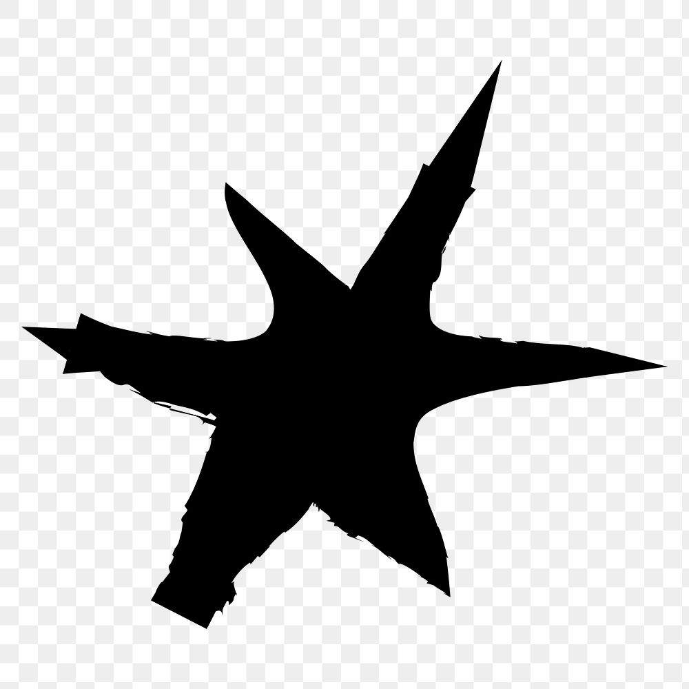 Black star png element, transparent | Premium PNG - rawpixel