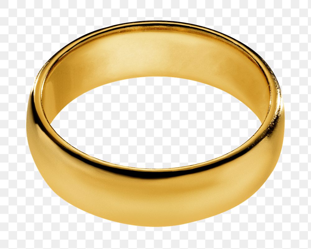 Gold ring png collage element | Premium PNG - rawpixel