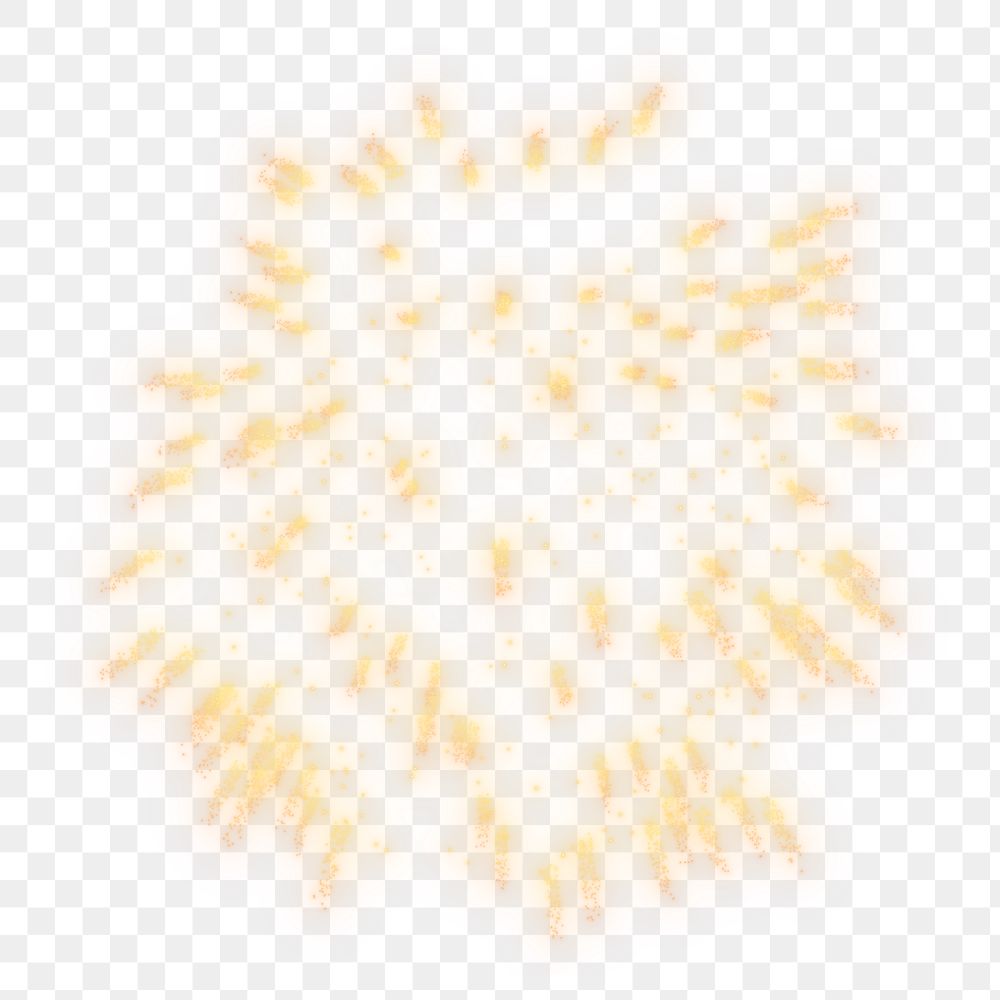 Yellow firework png collage element, | Free PNG - rawpixel