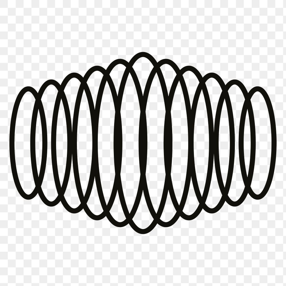 Spiral spring shape png, transparent | Premium PNG - rawpixel